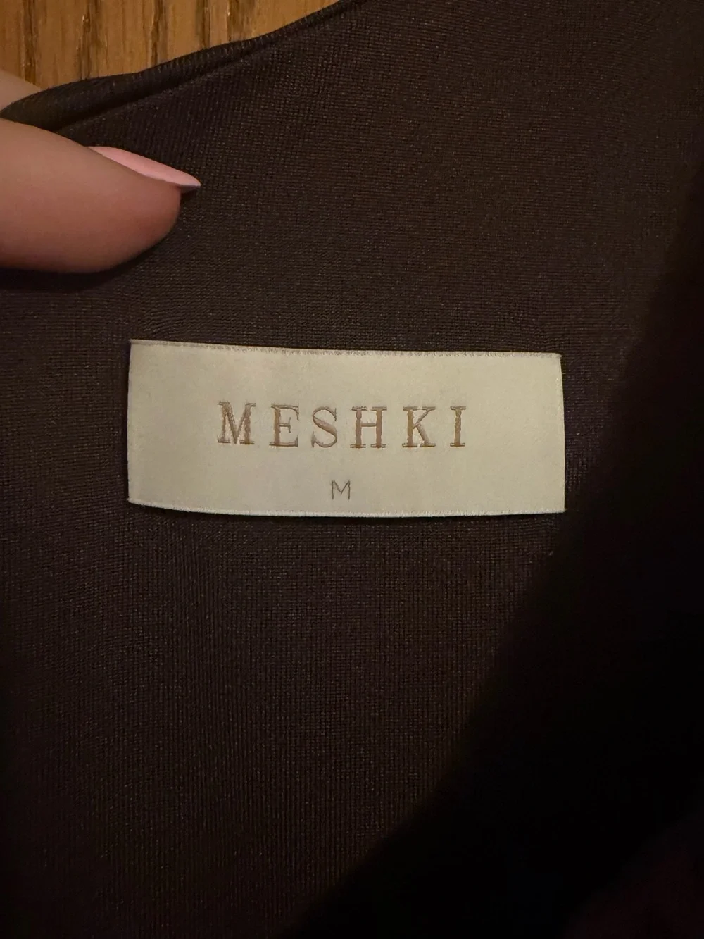 Meshki | Dresses | Meshki Ryn Twisted Oneshoulder Maxi Dress Dark ...
